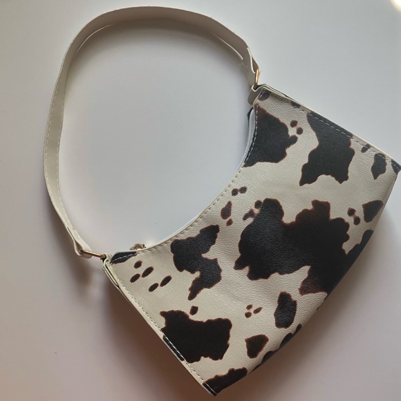 Bags | Cow Print Shoulder Bag Small | Poshmark